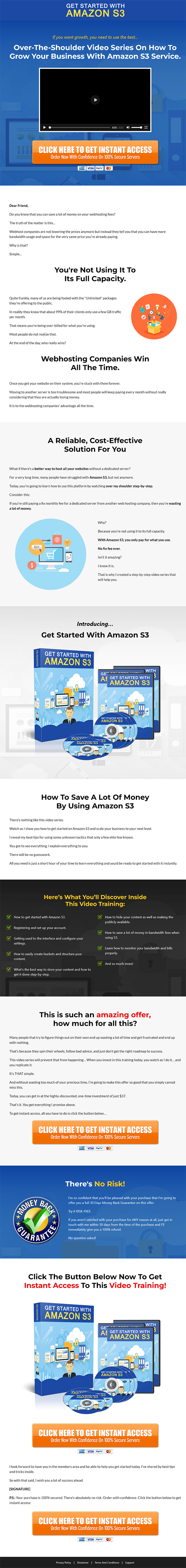 Get Started with Amazon S3 MRR Videos | Private Label Rights